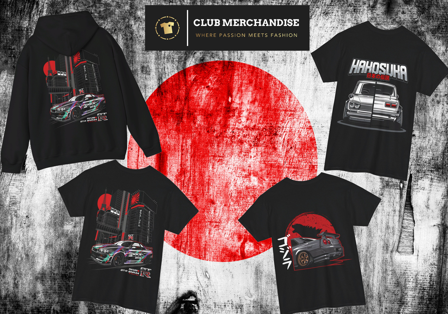 Club Merchandise - Nissan Skylines