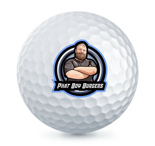 Phat Boy Burgers - 1 Dozen Golf Balls with Logo – Club Merchandise